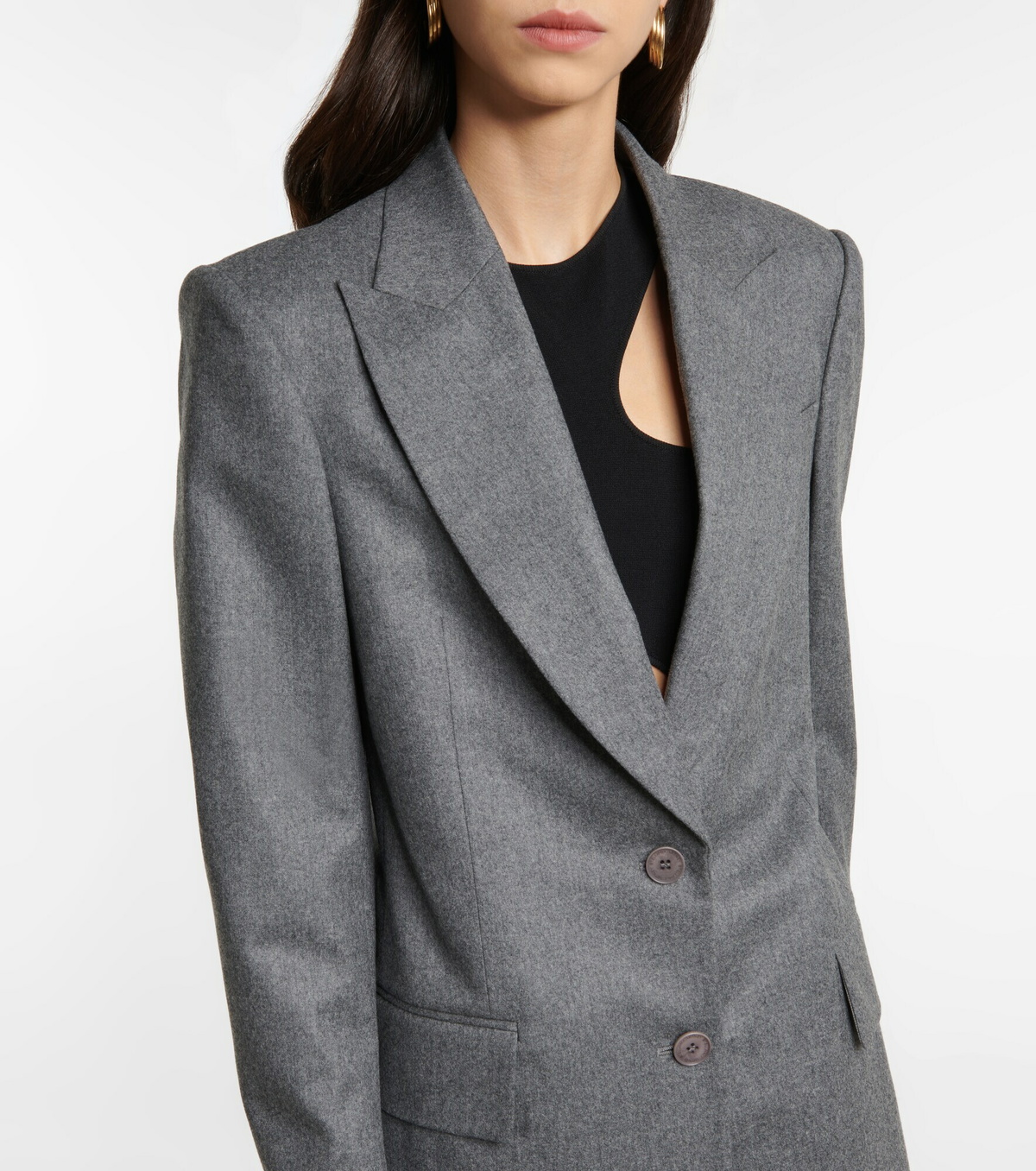 Stella McCartney - Wool flannel blazer Stella McCartney
