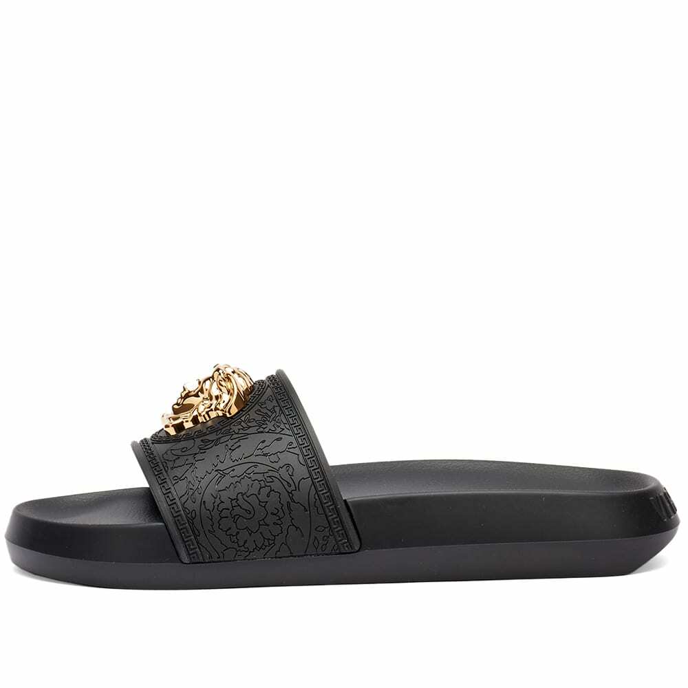 Versace Women's Medusa Head Slide in Black Versace