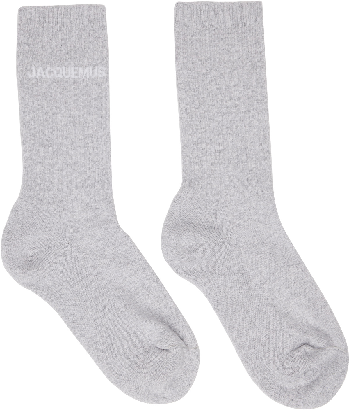 JACQUEMUS Gray 'The Jacquemus' Socks Jacquemus