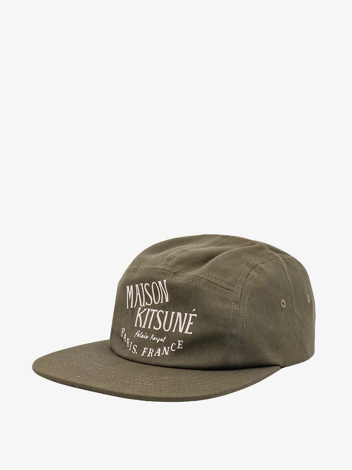 Maison Kitsune Hat Green Mens Maison Kitsune