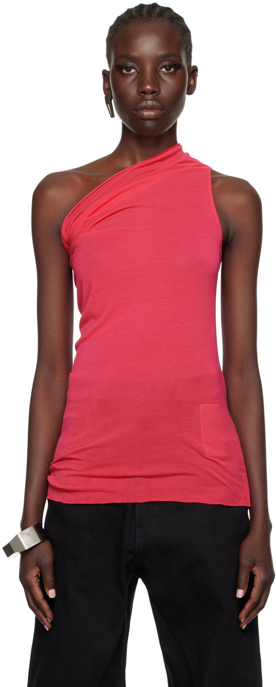 Rick Owens SSENSE Exclusive Pink KEMBRA PFAHLER Edition Athena Tank Top ...