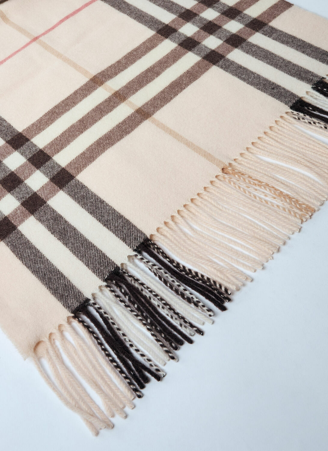 Burberry Wide Check Cashmere Scarf Burberry