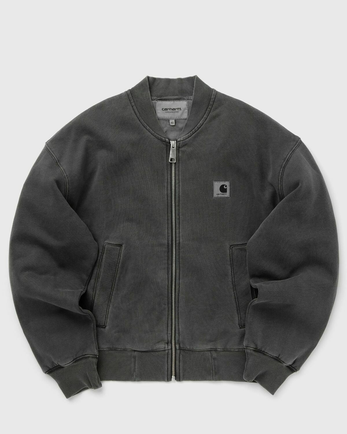 Carhartt Wip Nelson Sweat Bomber Grey Bomber Jackets Carhartt WIP