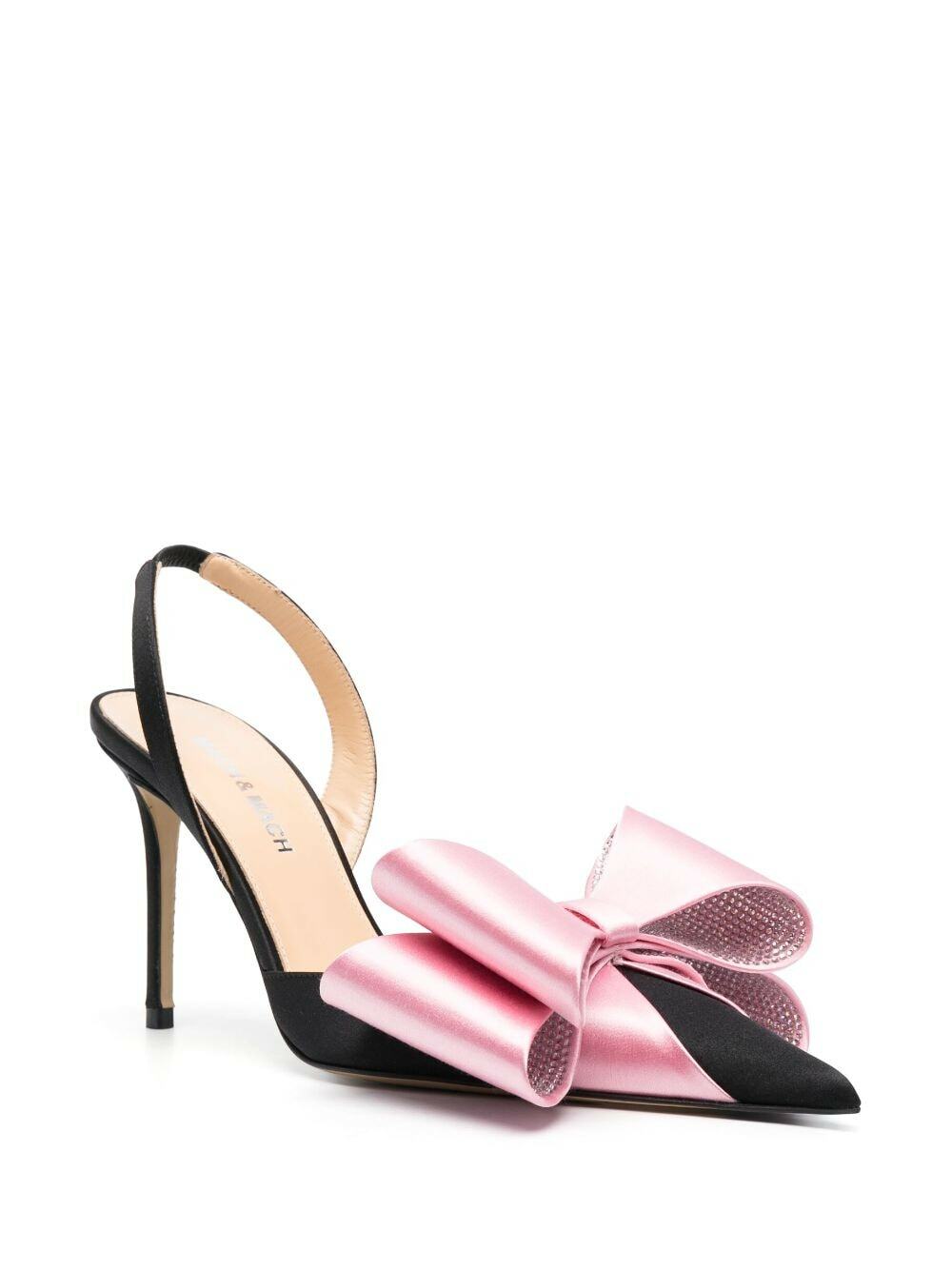 MACH & MACH - Le Cadeau Pink Satin Heel Pumps MACH & MACH