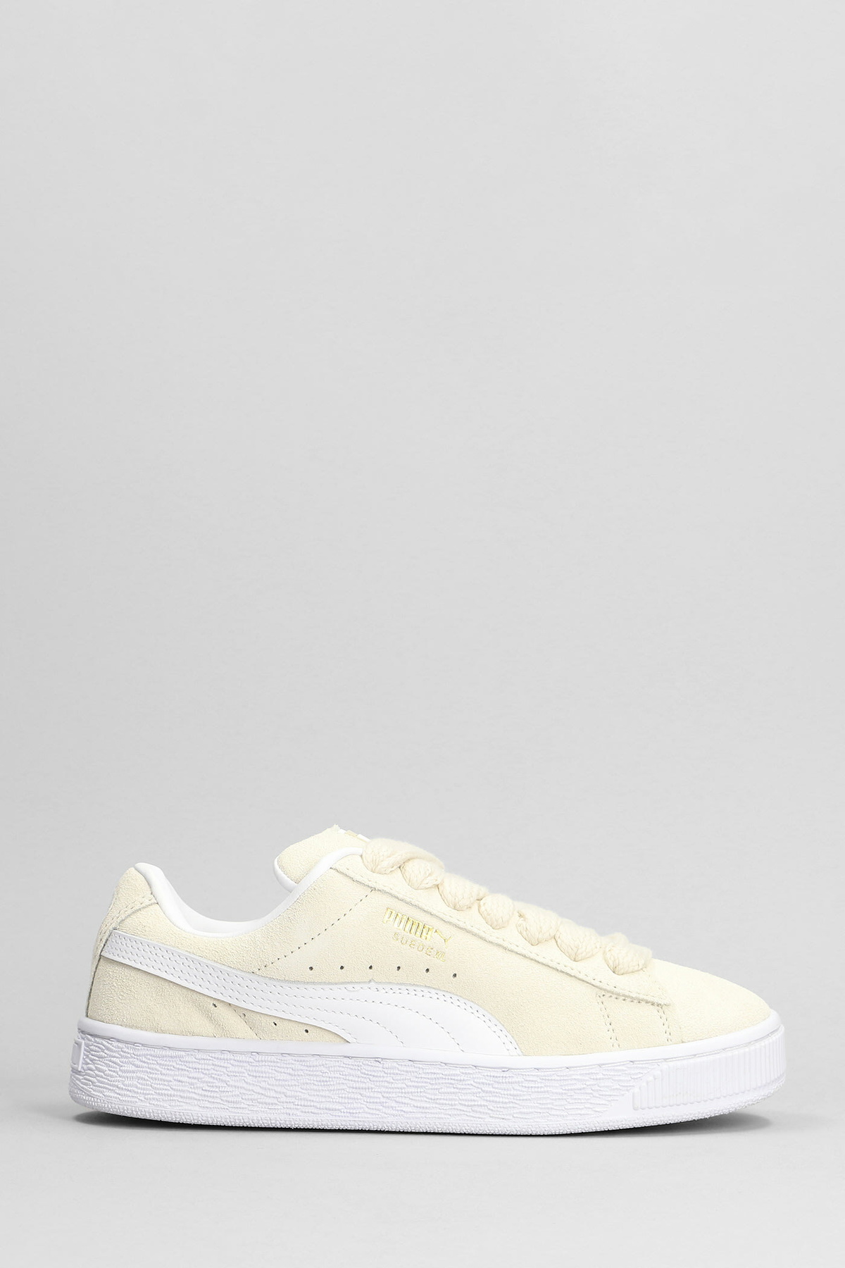 Puma Suede Xl Sneakers In Beige Suede Puma