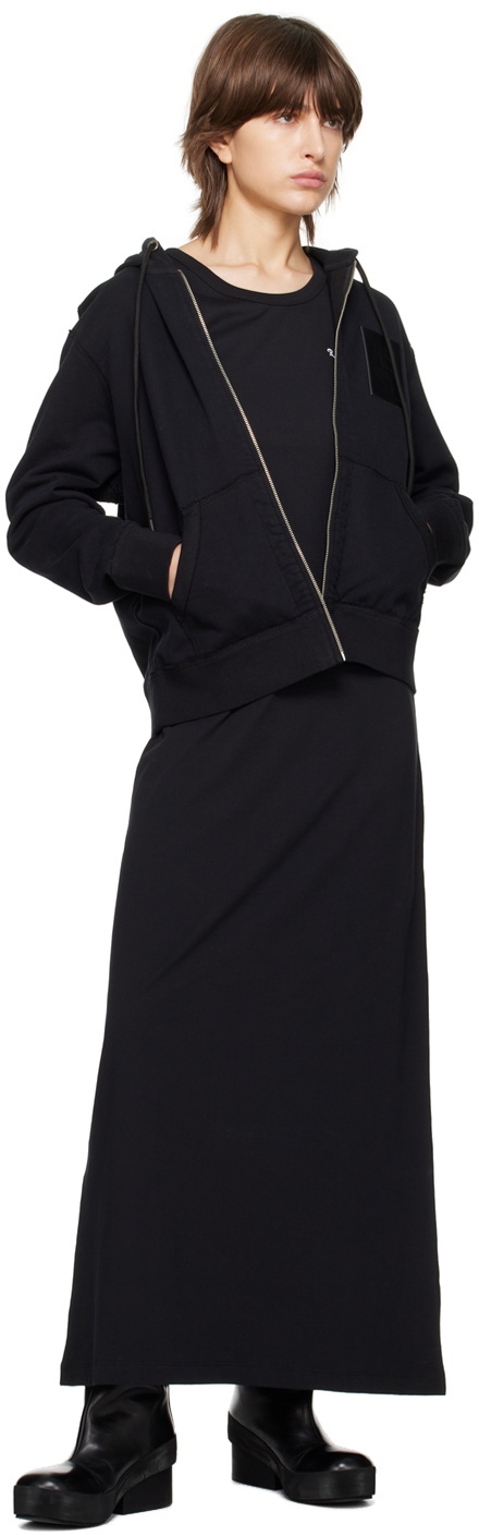 Raf Simons Black Patch Maxi Dress Raf Simons