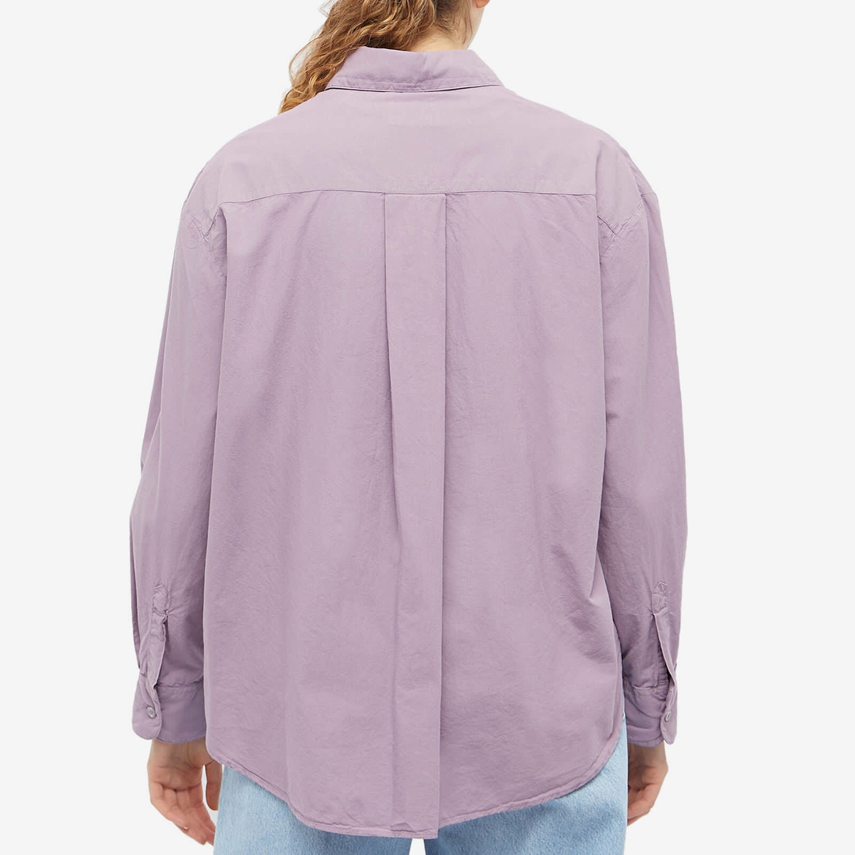 Colorful Standard Women's Organic Oversized Shirt in Pearly Purple ...
