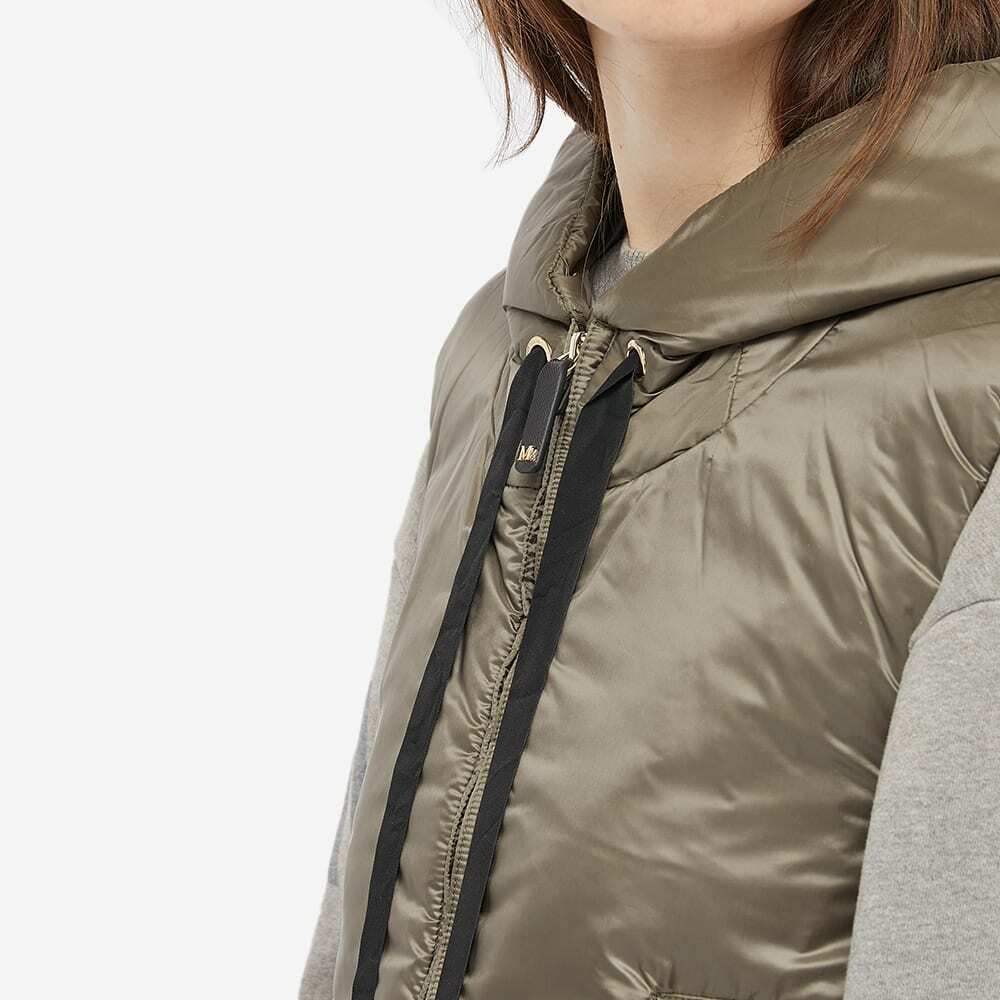 Max Mara Women's Greengo Sleeveless Puffer Jacket in Sage Green Max Mara