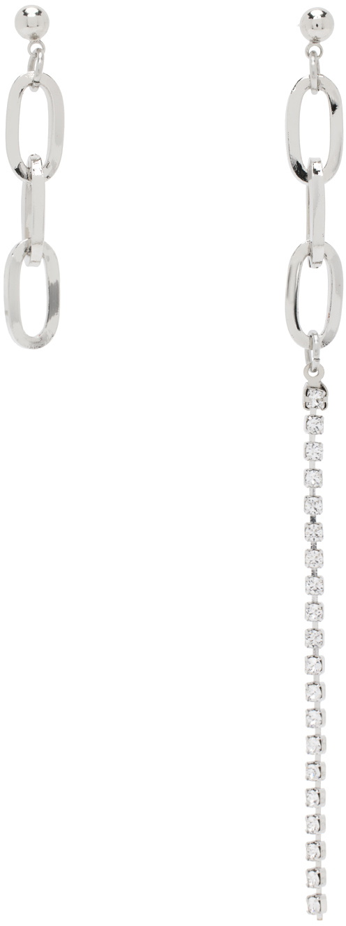 Justine Clenquet Silver Kirsten Earrings Justine Clenquet