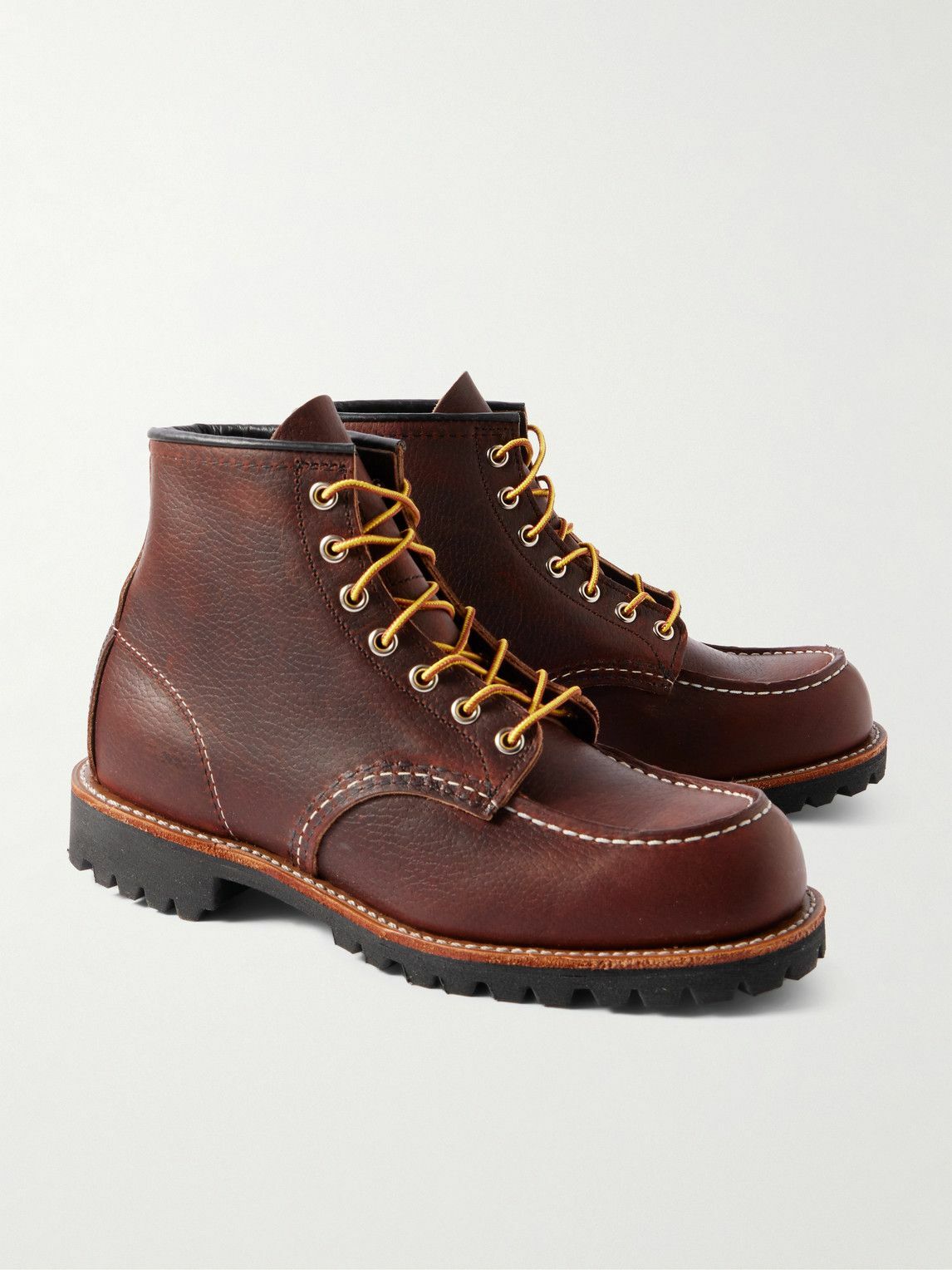Red Wing Shoes - 8146 Roughneck Full-Grain Leather Boots - Brown Red ...
