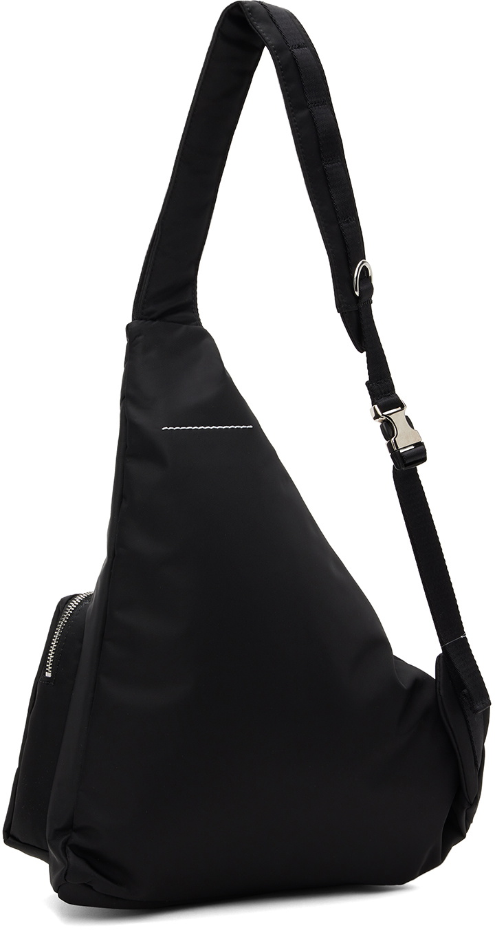 MM6 Maison Margiela Black Triangle Sling Bag MM6 Maison Margiela