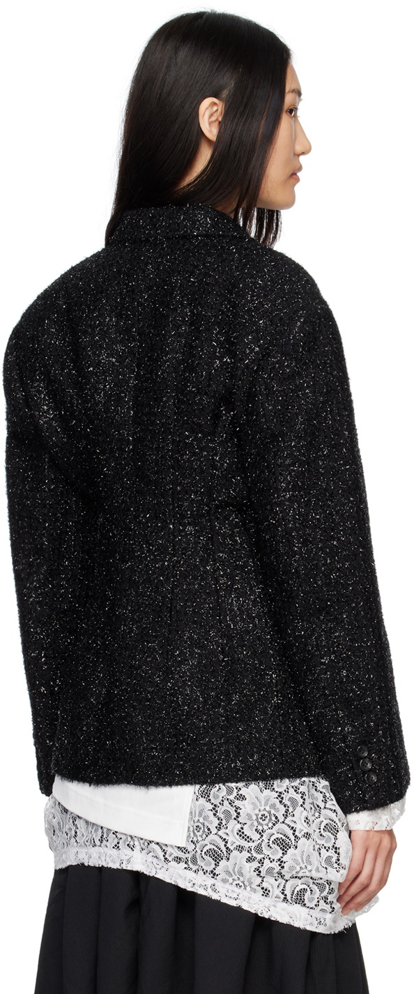 Comme des Garçons Black Metallic Thread Jacket Comme des Garcons