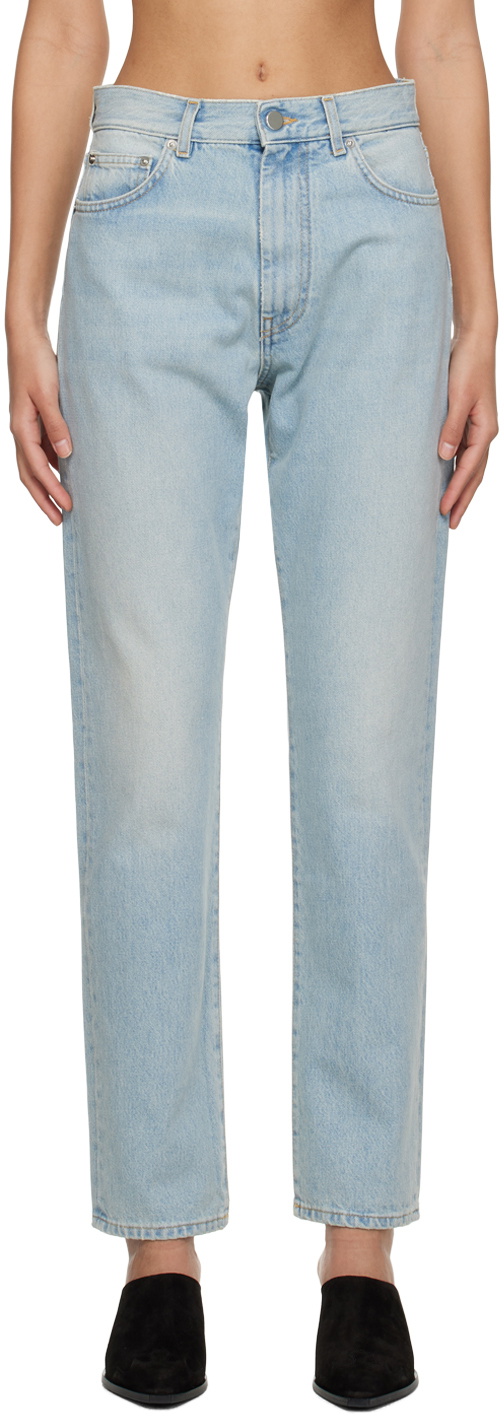 Loulou Studio Blue Wular Jeans Loulou Studio