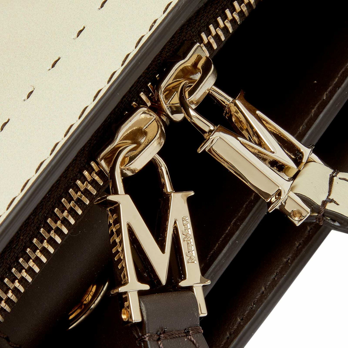 Max Mara Women's Teddy Dog Tote Bag in Dark Brown Max Mara