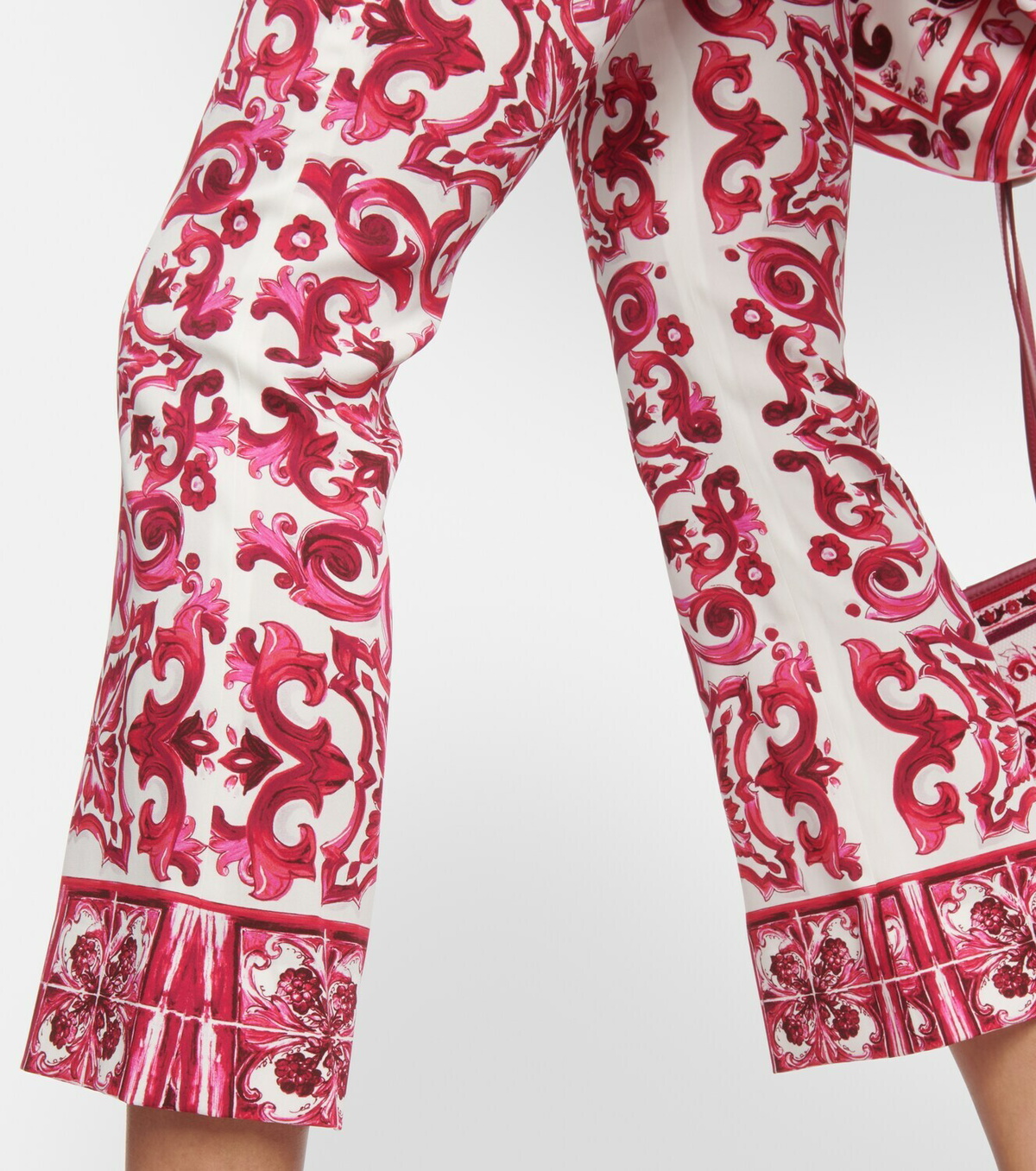 Dolce&Gabbana Printed flared trumpet leg pants Dolce & Gabbana