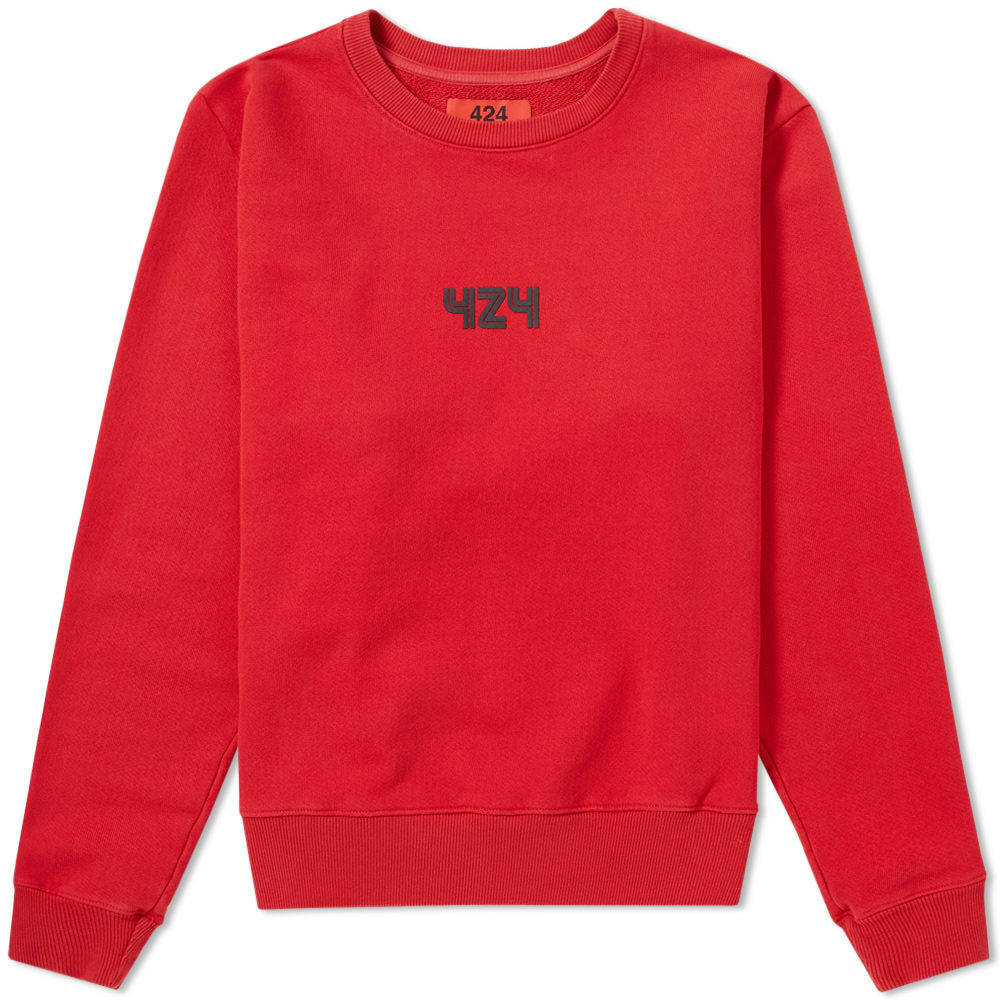 424 Death Star Crew Sweat Red 424