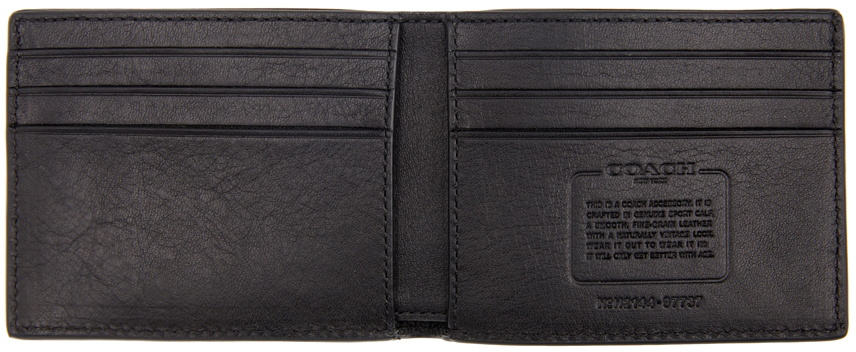 Coach 1941 Black Leather Slim Bifold Wallet Coach 1941