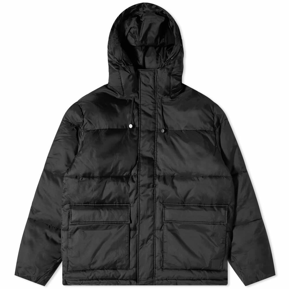 Edwin Men's Nakkia Puffa Jacket in Plain Black Edwin