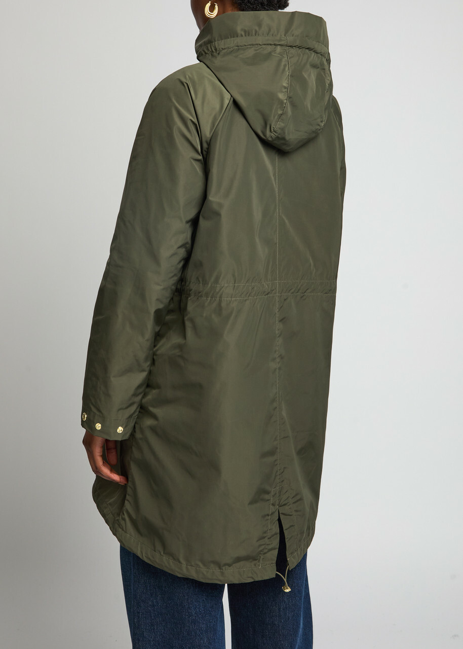Barbour Una Hooded Shell Jacket Olive Barbour