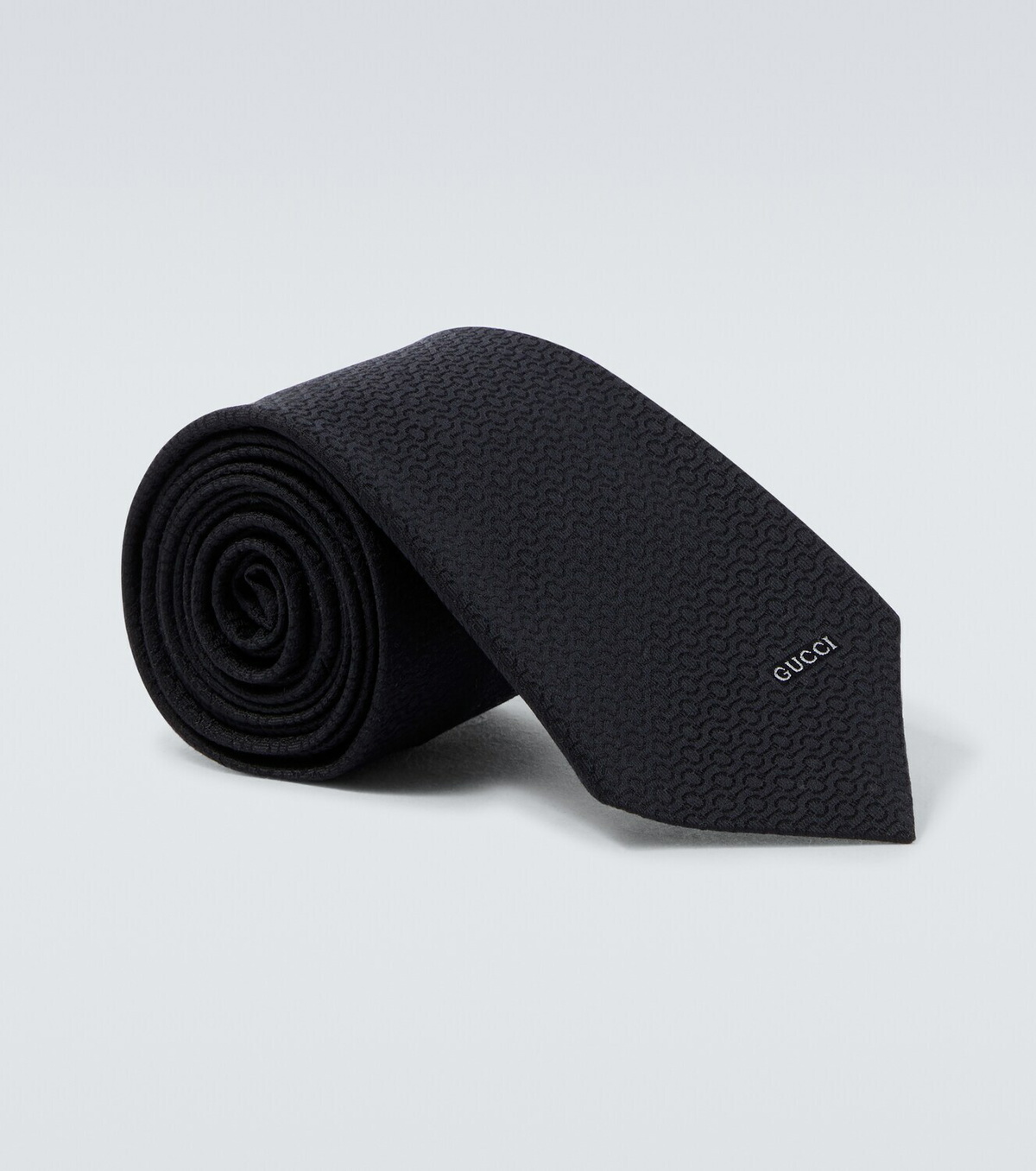 Gucci Horsebit silk jacquard tie Gucci