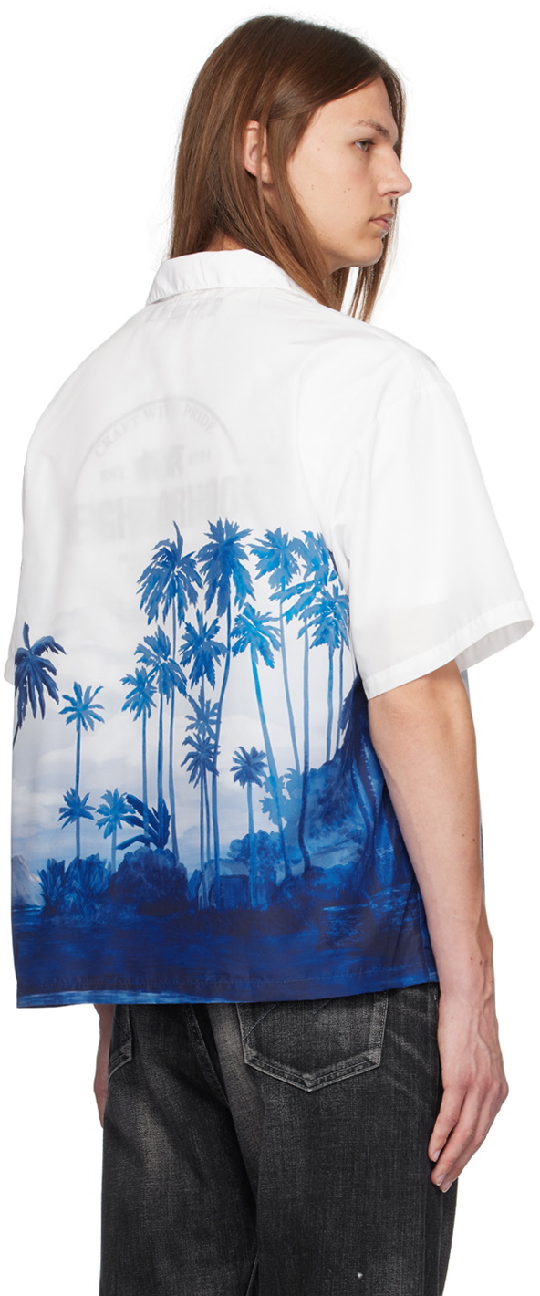 Neighborhood Blue Palm Tree Shirt Neighborhood