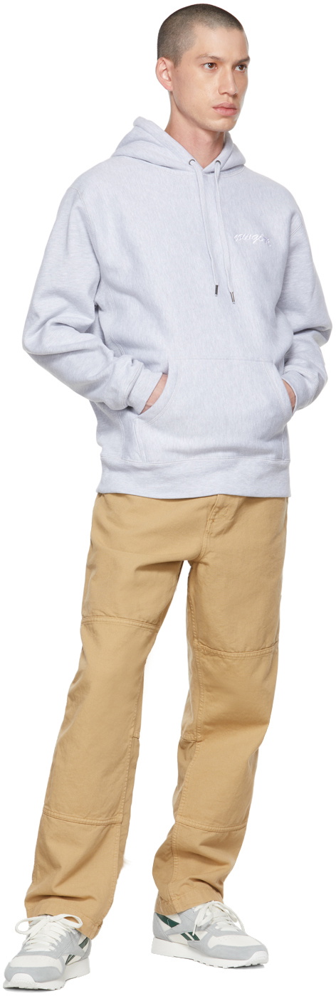 Cowgirl Blue Co Gray Script Hoodie