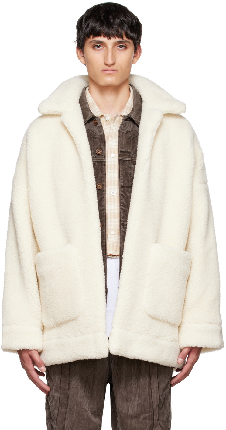 Doublet White Graphic Jacket Doublet