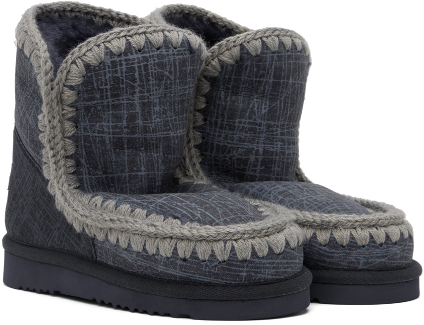 Mou Blue 18 Shearling Boots Mounser