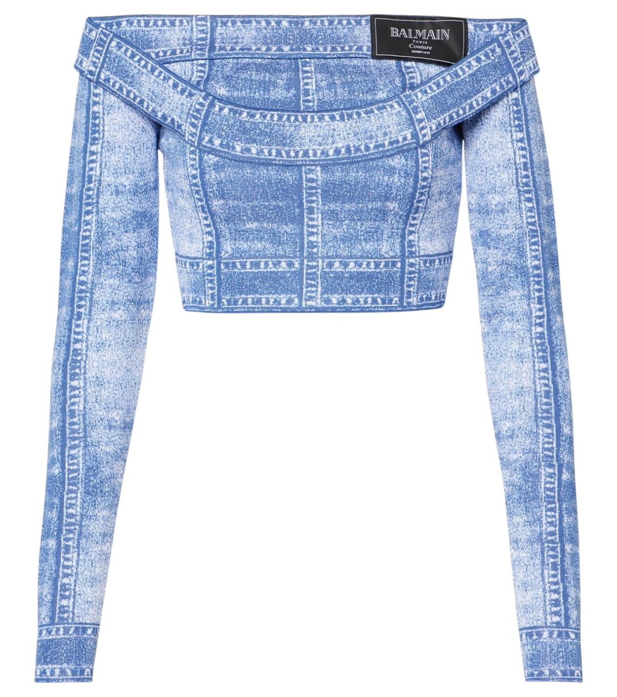 Balmain Trompe l'oeil crop top Balmain