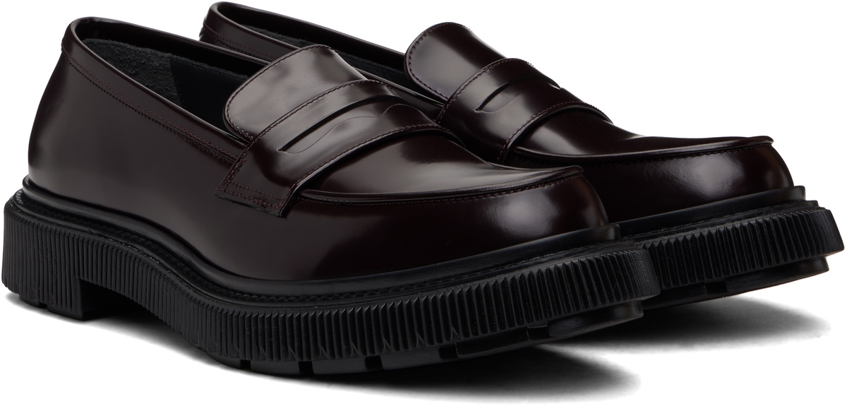 Adieu Burgundy Type 159 Loafers Adieu