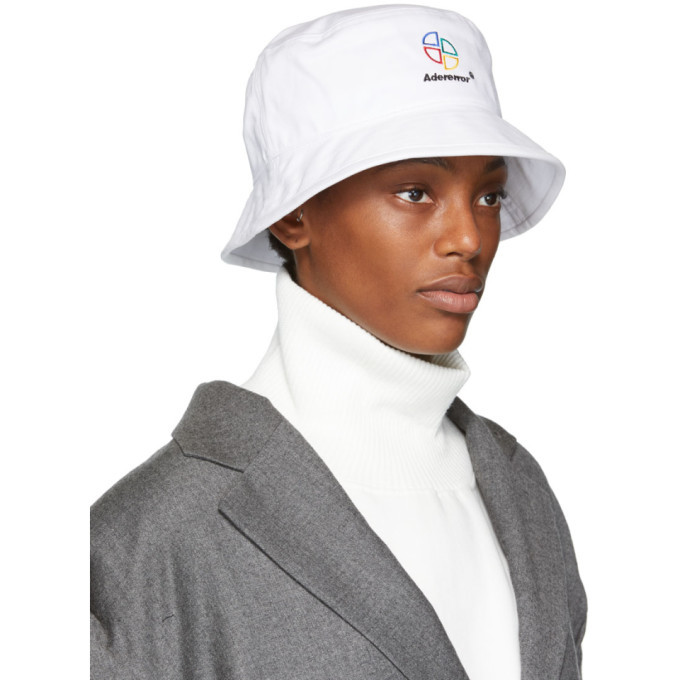ADER error White Slice Logo Bucket Hat ADER error