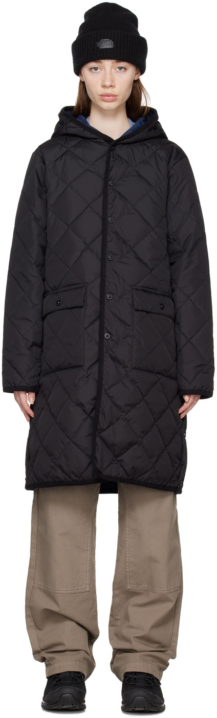 TAION Black Piping Down Coat Taion Extra