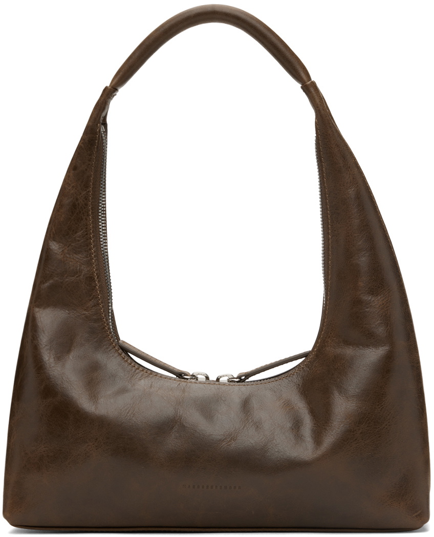 Marge Sherwood Brown Leather Shoulder Bag Marge Sherwood