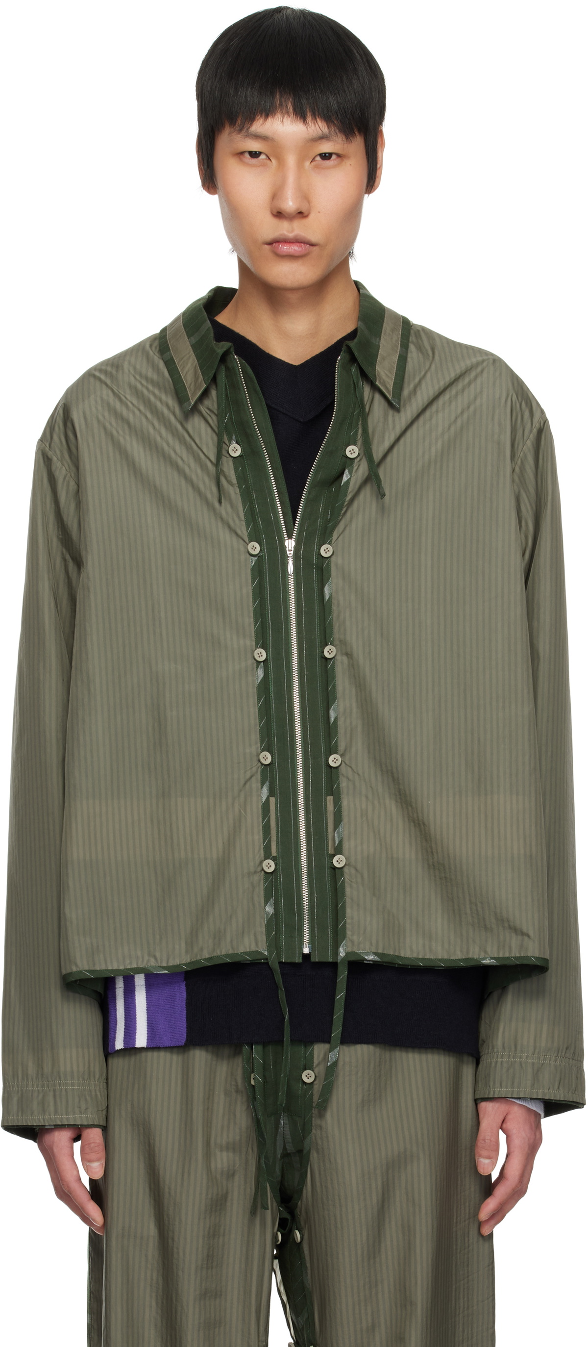 Craig Green Khaki Layered Shell Jacket Craig Green