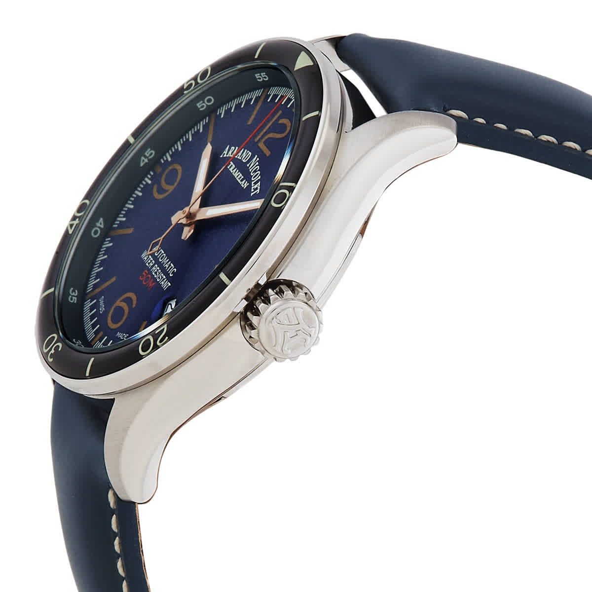 Armand Nicolet M2H Automatic Blue Dial Mens Watch A740HNA-BS-P140BU2 ...