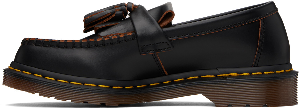 Dr. Martens Black Adrian Made in England Quilon Leather Tassel Loafers ...