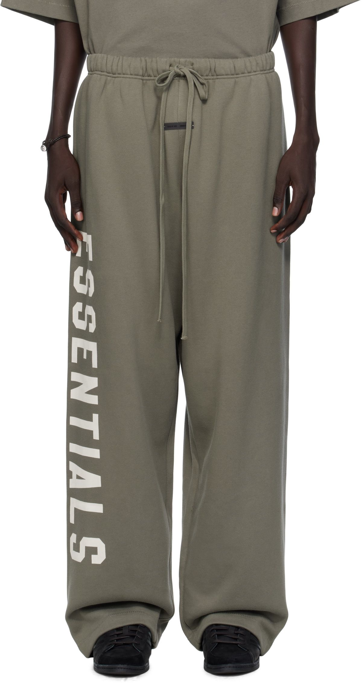 Fear of God ESSENTIALS Gray Lounge Fleece Sweatpants Fear Of God Essentials