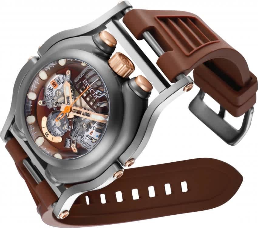 Invicta Sea Hunter Chronograph Quartz Brown Dial Mens Watch 41716 Invicta