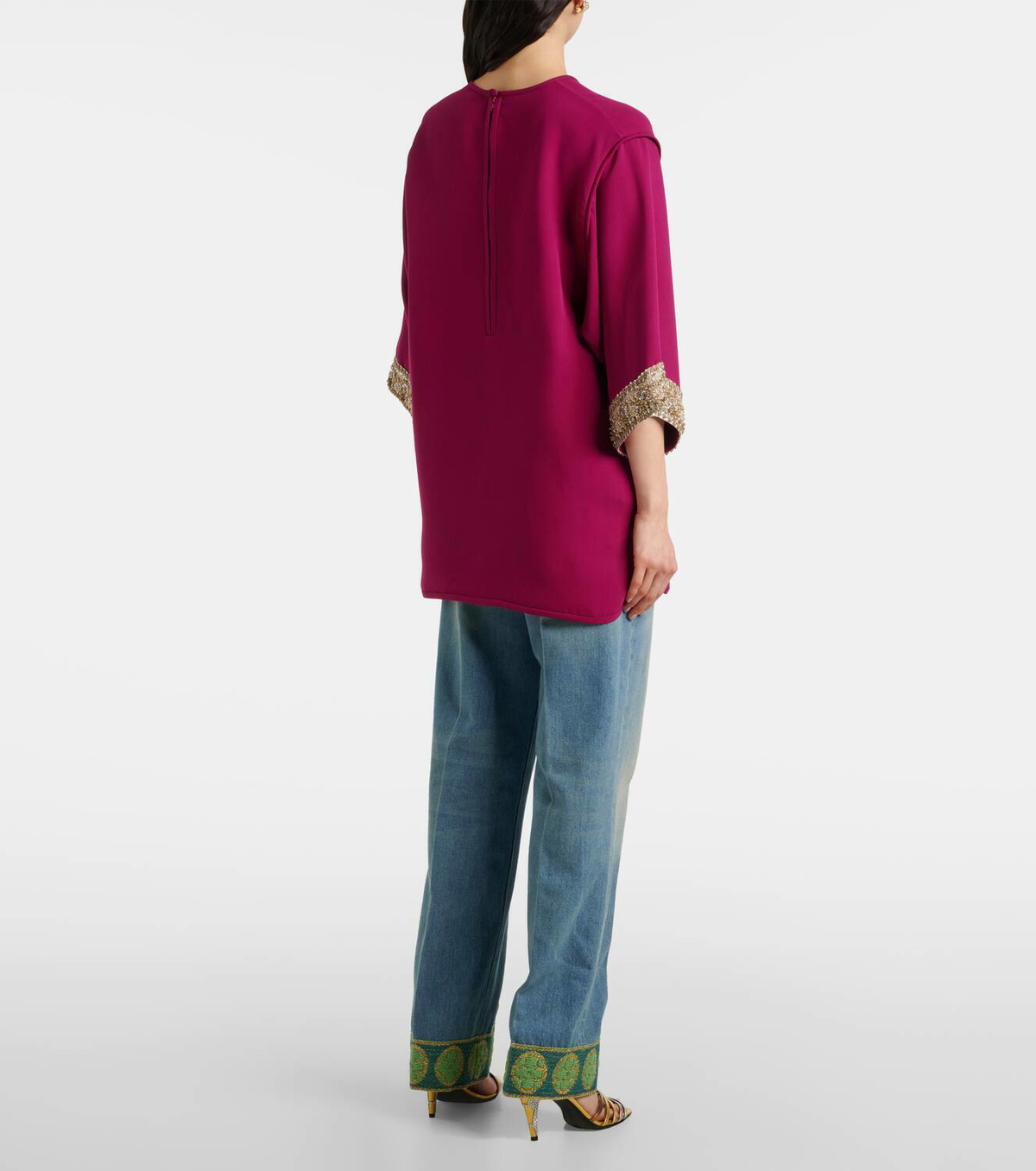Valentino Cady Couture embroidered top Valentino