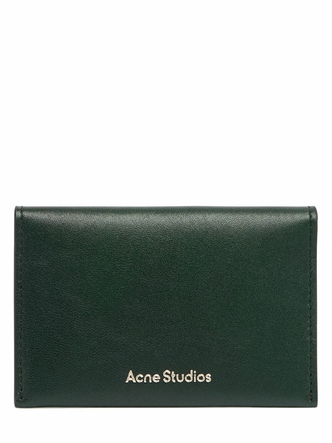ACNE STUDIOS Flap Leather Card Holder Acne Studios
