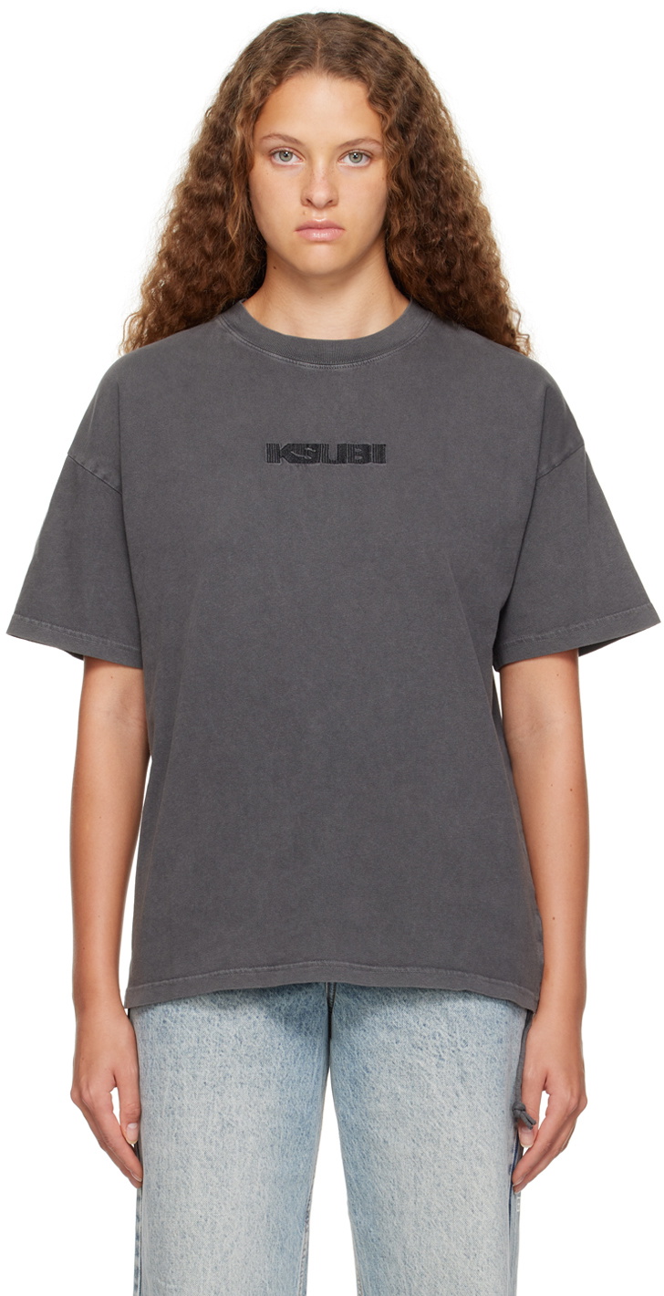 Ksubi Gray Sott Oh G T-Shirt Ksubi