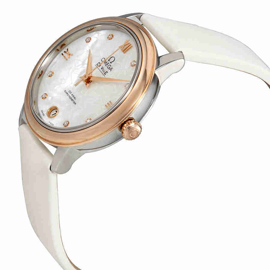 Omega De Ville Prestige Mother of Pearl Butterfly Dial Ladies Watch 424.22.33.20.55.001 Omega
