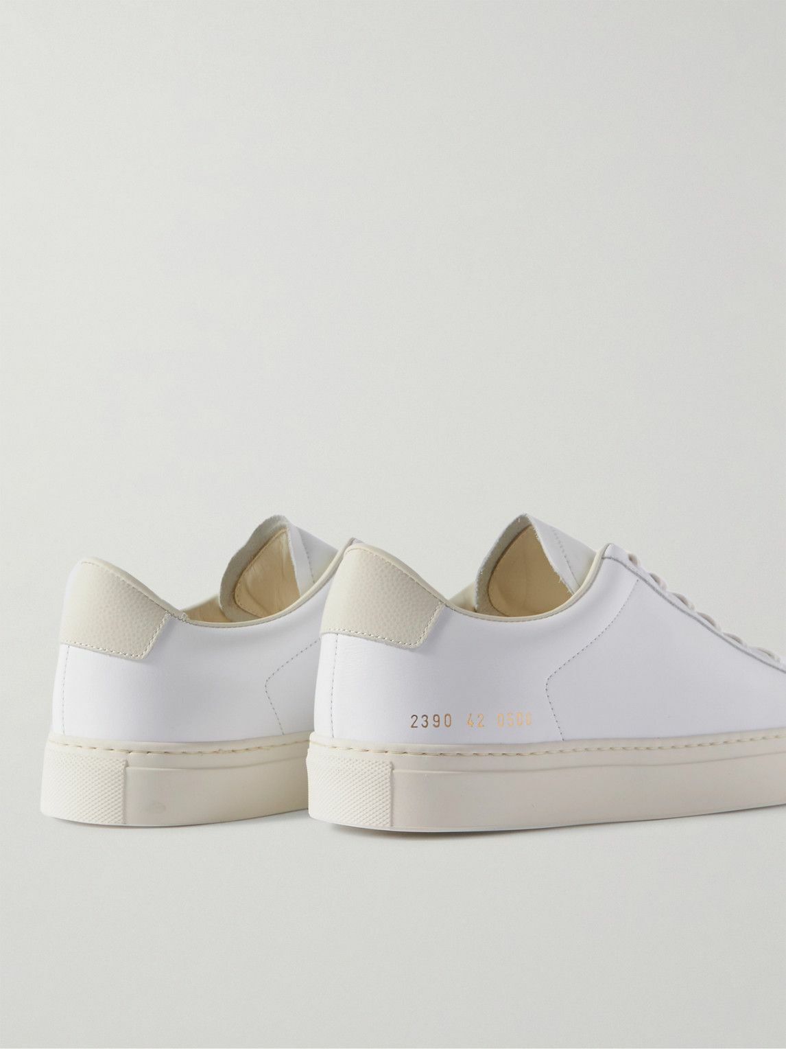 Common Projects - Retro Classic Leather Sneakers - White Common Projects