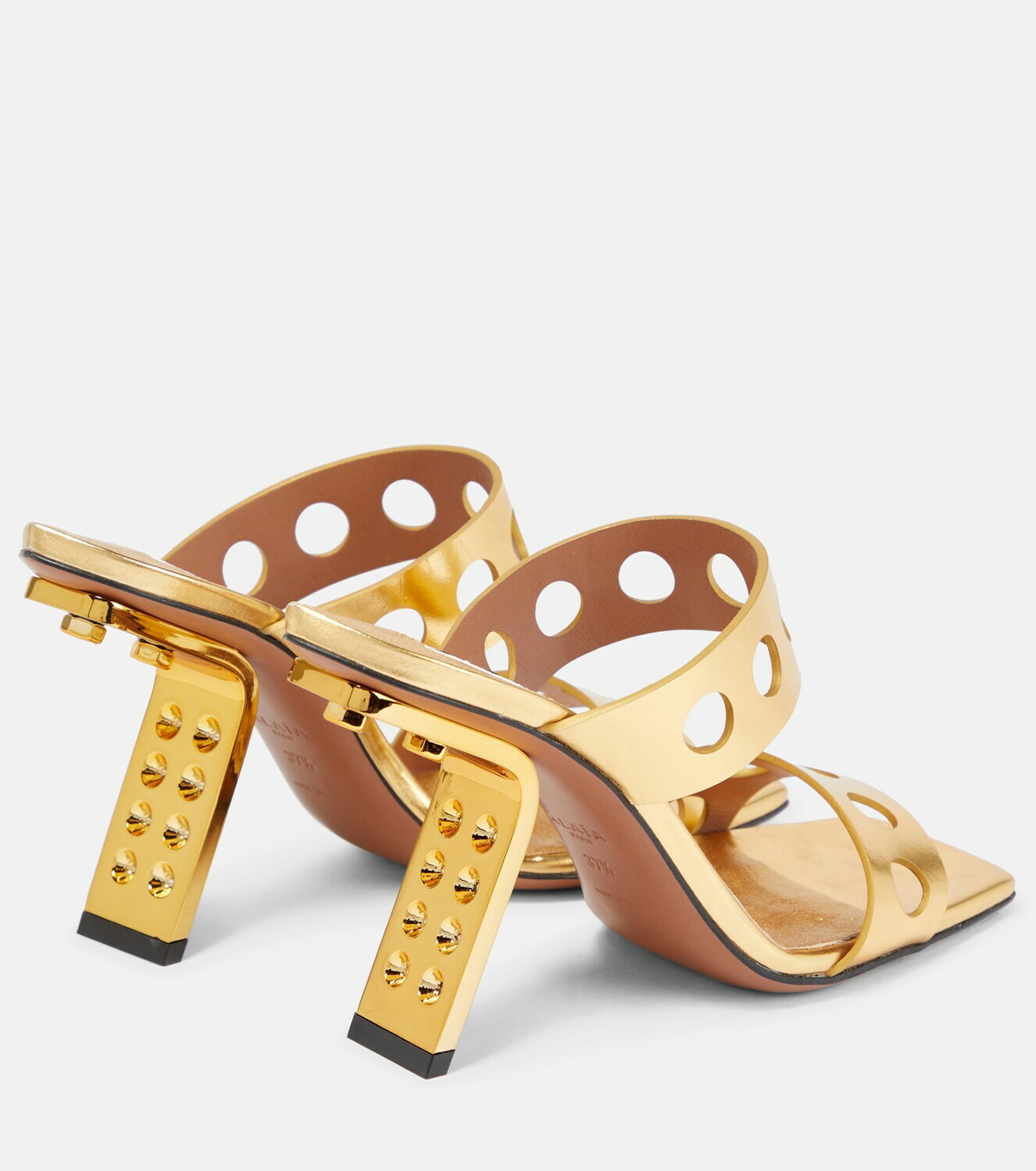 Alaïa Cutout leather mules ALAÏA