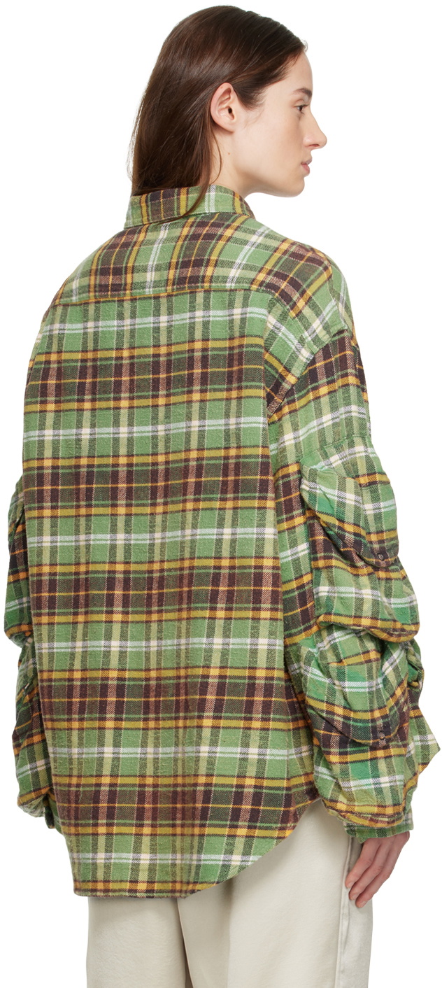 R13 Green Multi Pocket Shirt R13