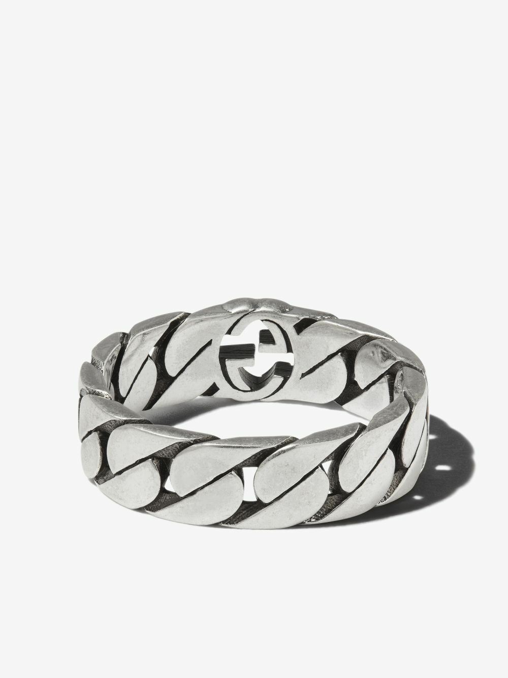 Gucci Sterling Silver Interlocking G Ring Gucci
