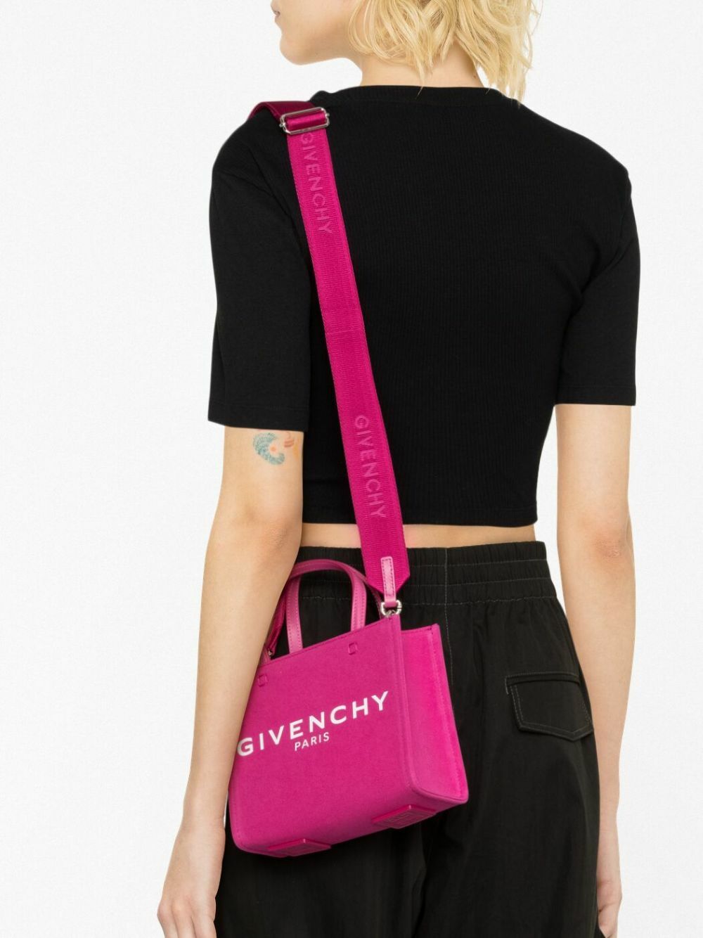 GIVENCHY - G-tote Mini Canvas Shopping Bag Givenchy
