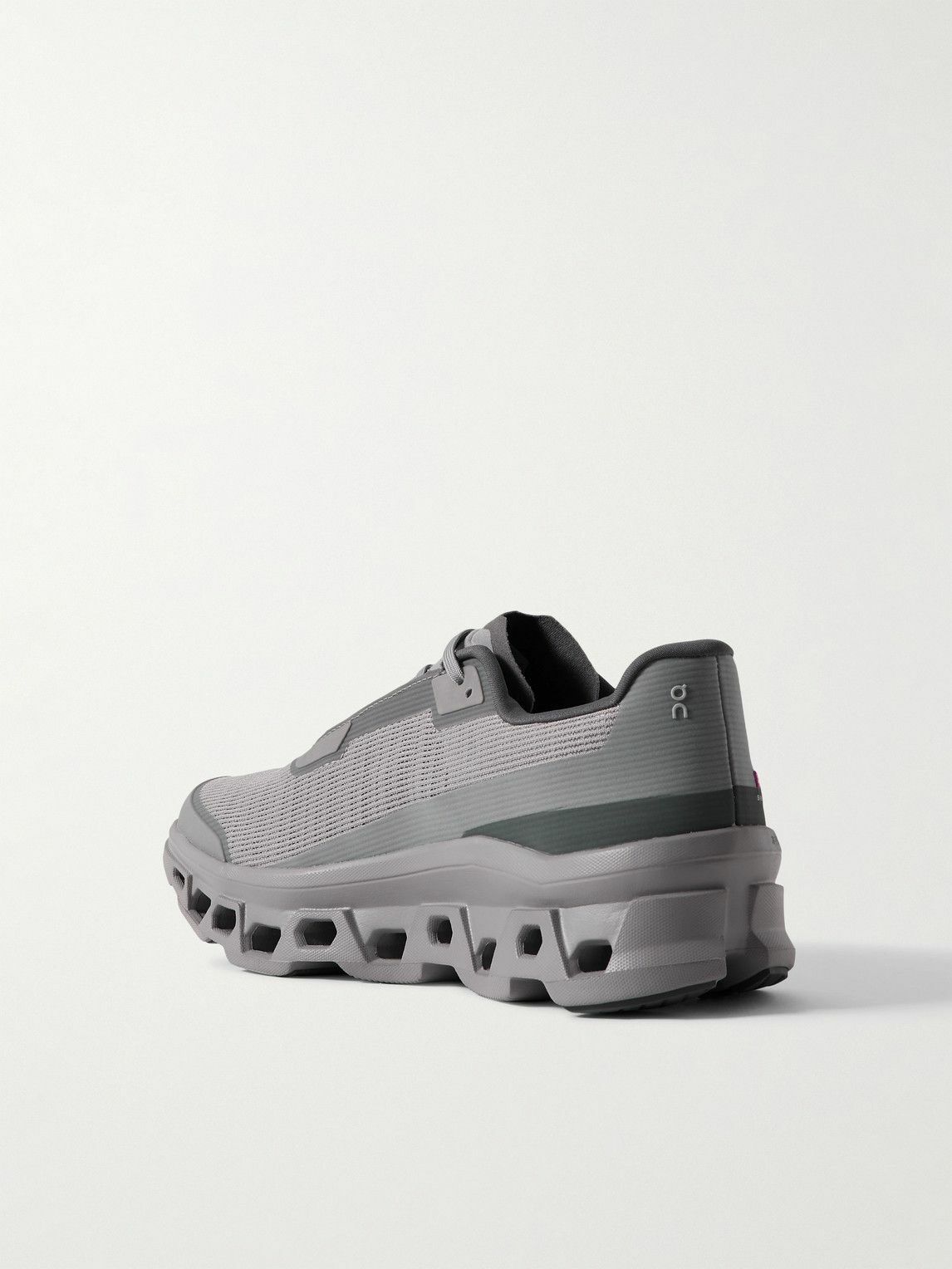 ON - Cloudmonster Void Rubber-Trimmed Mesh Running Sneakers - Gray On