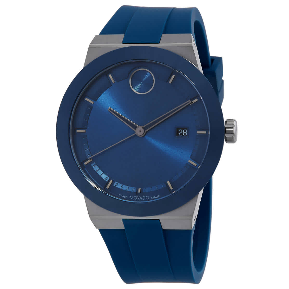 Movado BOLD Fusion Quartz Blue Dial Mens Watch 3601192 Movado