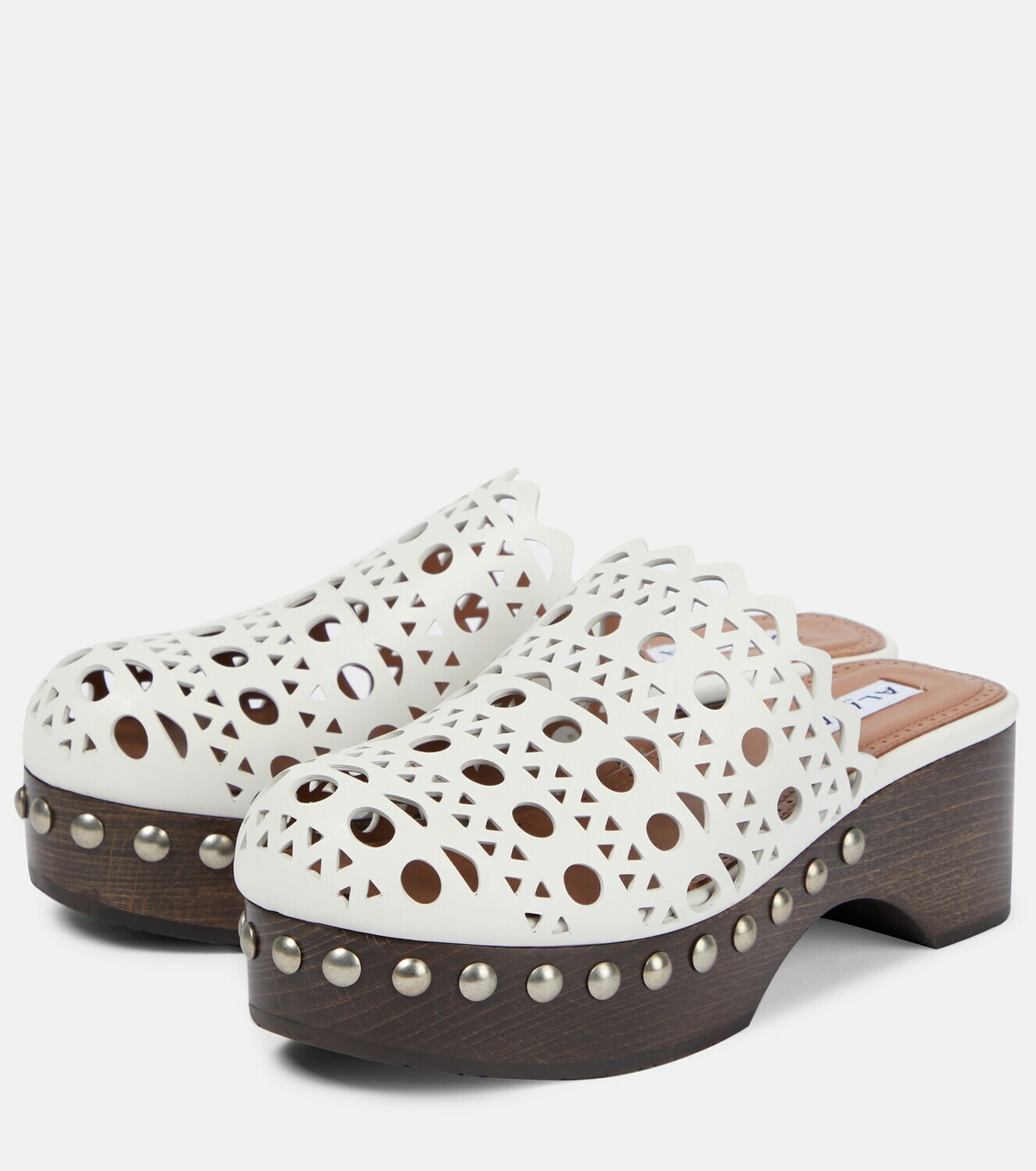 Alaïa Vienne leather clogs ALAÏA